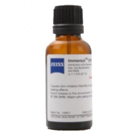 Immersionsöl ZEISS "Immersol 518 F" - Tropfflasche mit 20ml