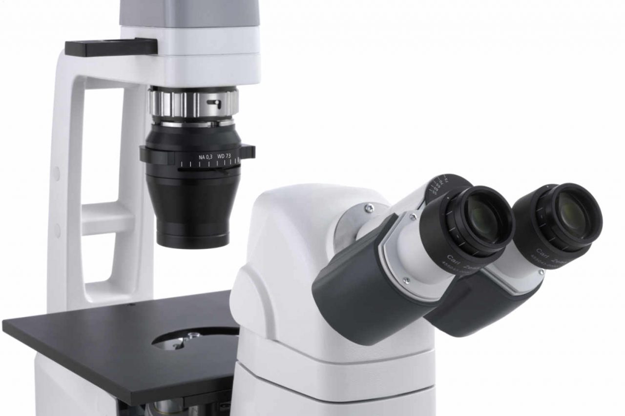 inverses Durchlichtmikroskop ZEISS "AxioVert A1"